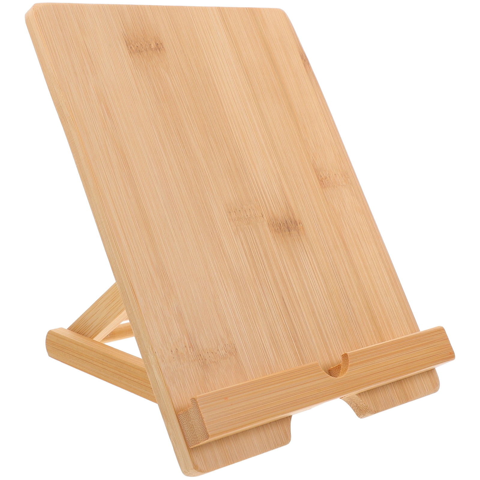 HOMEMAXS Tabletop Sign Holder Menu Display Stand Bamboo Menu Stand For ...