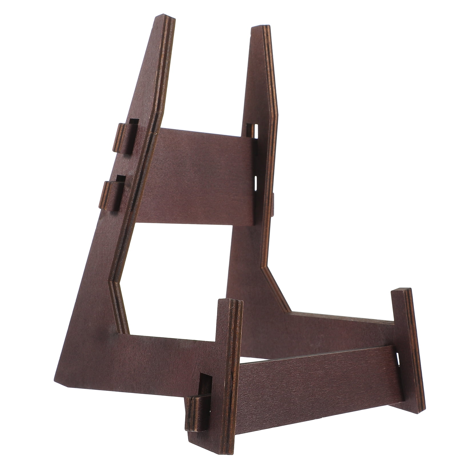 HOMEMAXS Tabletop Wooden Plate Display Stand Multi-use Photo Frame ...