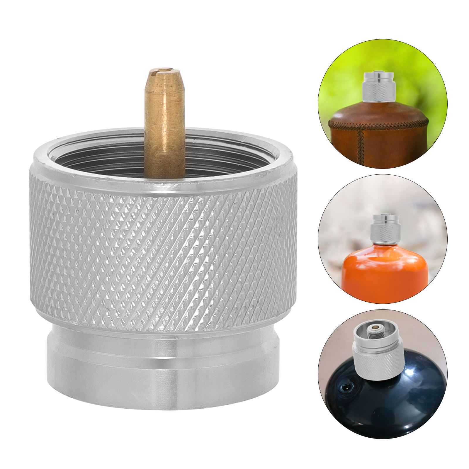 HOMEMAXS Tank Connector Converter Head Propane Portable Outdoor Travel ...