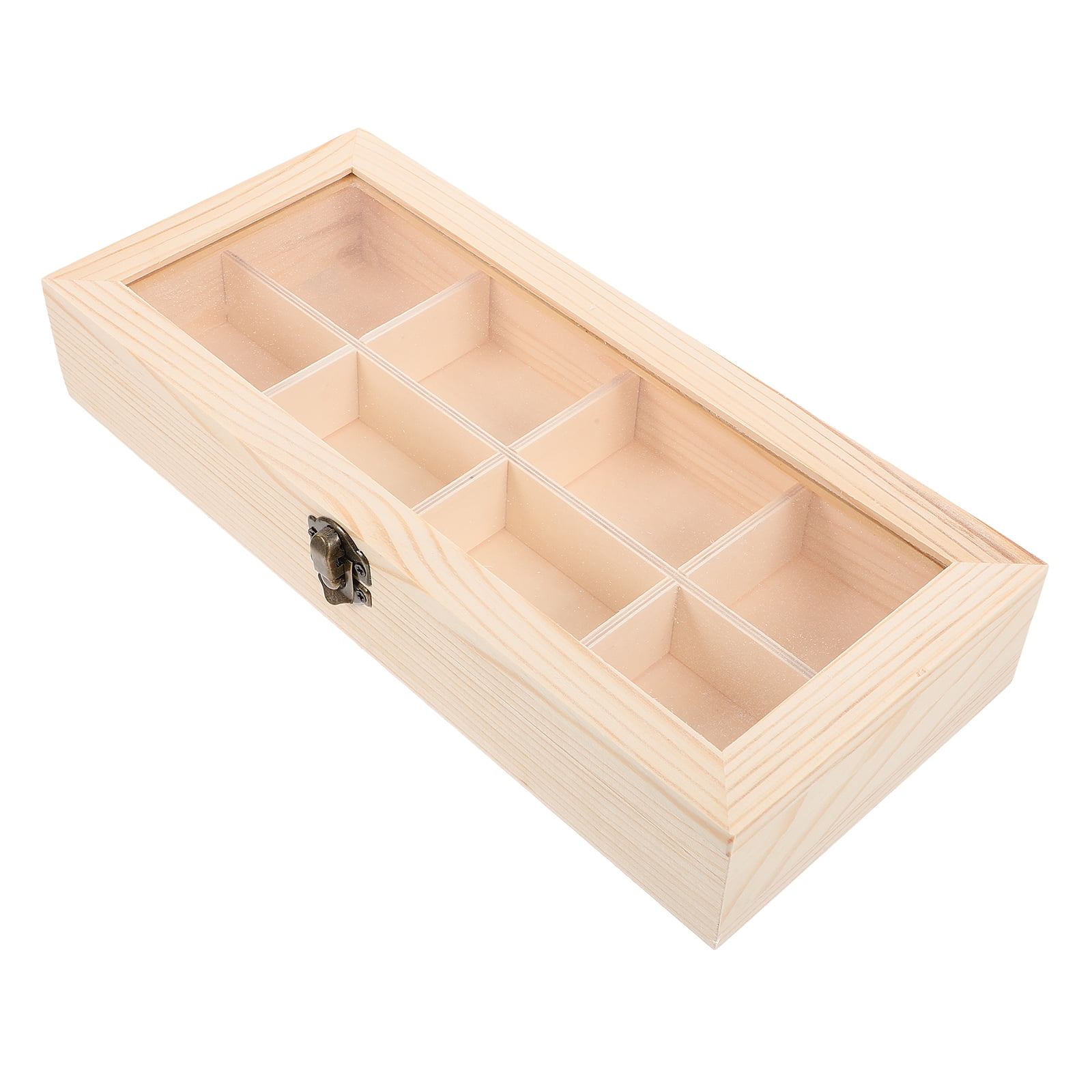 IFANLANDOR Compartment Storage Box For Tea Bags With Dividers 1Set 11 ...