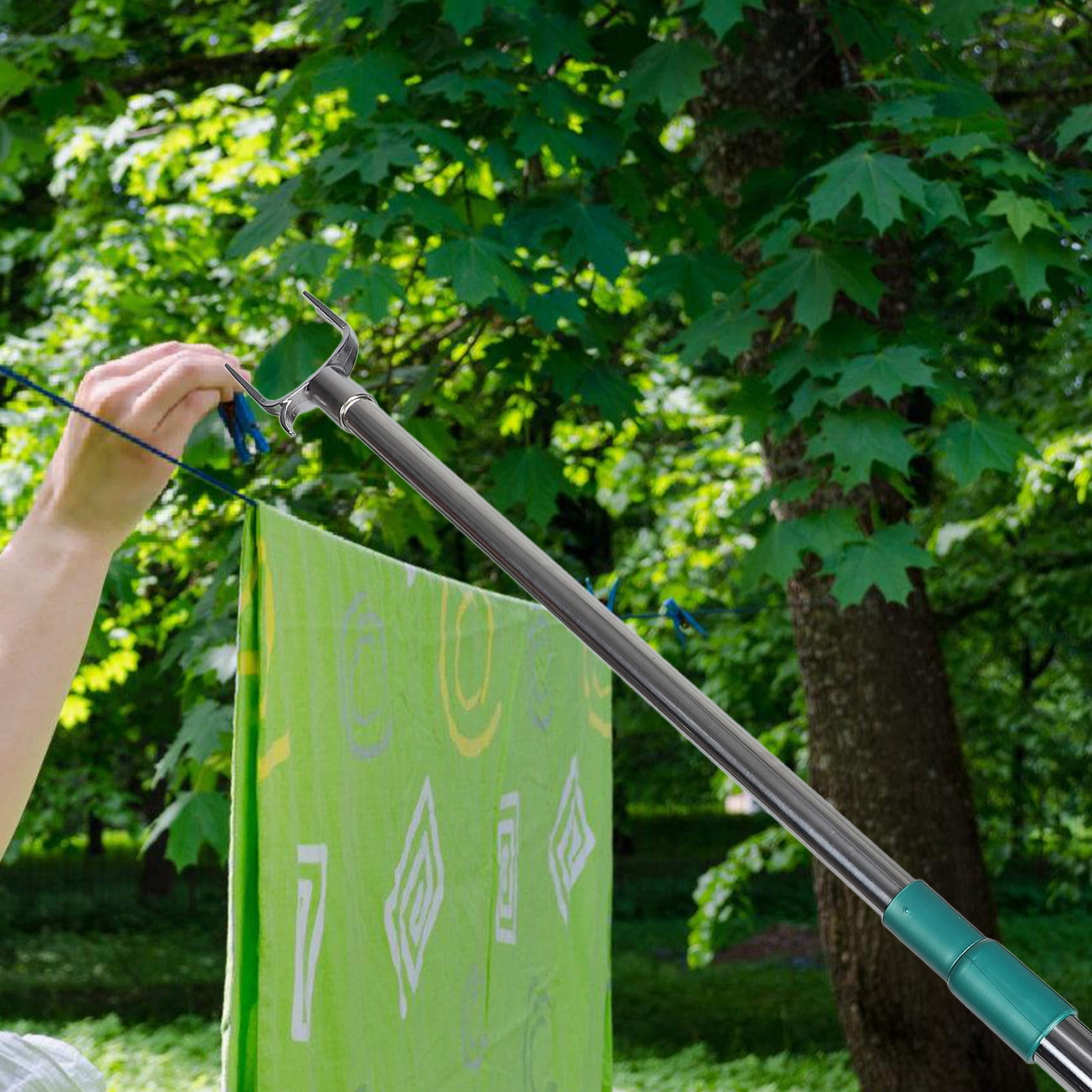 HOMEMAXS Telescopic Clothes Reach Poles Clothesline Pole Retractable ...