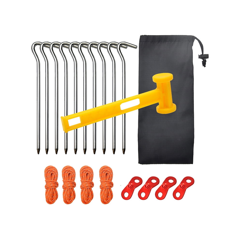 HOMEMAXS Tent Replacement Poles Awning Rope Cord Kit Tarp Accessories ...