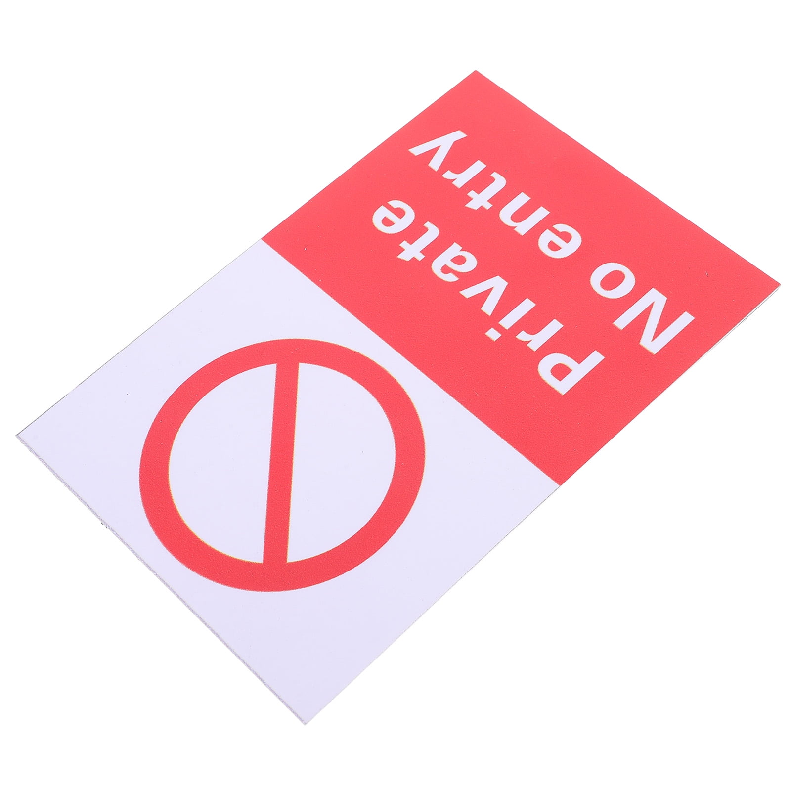 HOMEMAXS No Entrance Warning Sign Sticker Made of PVC Adhesive for ...