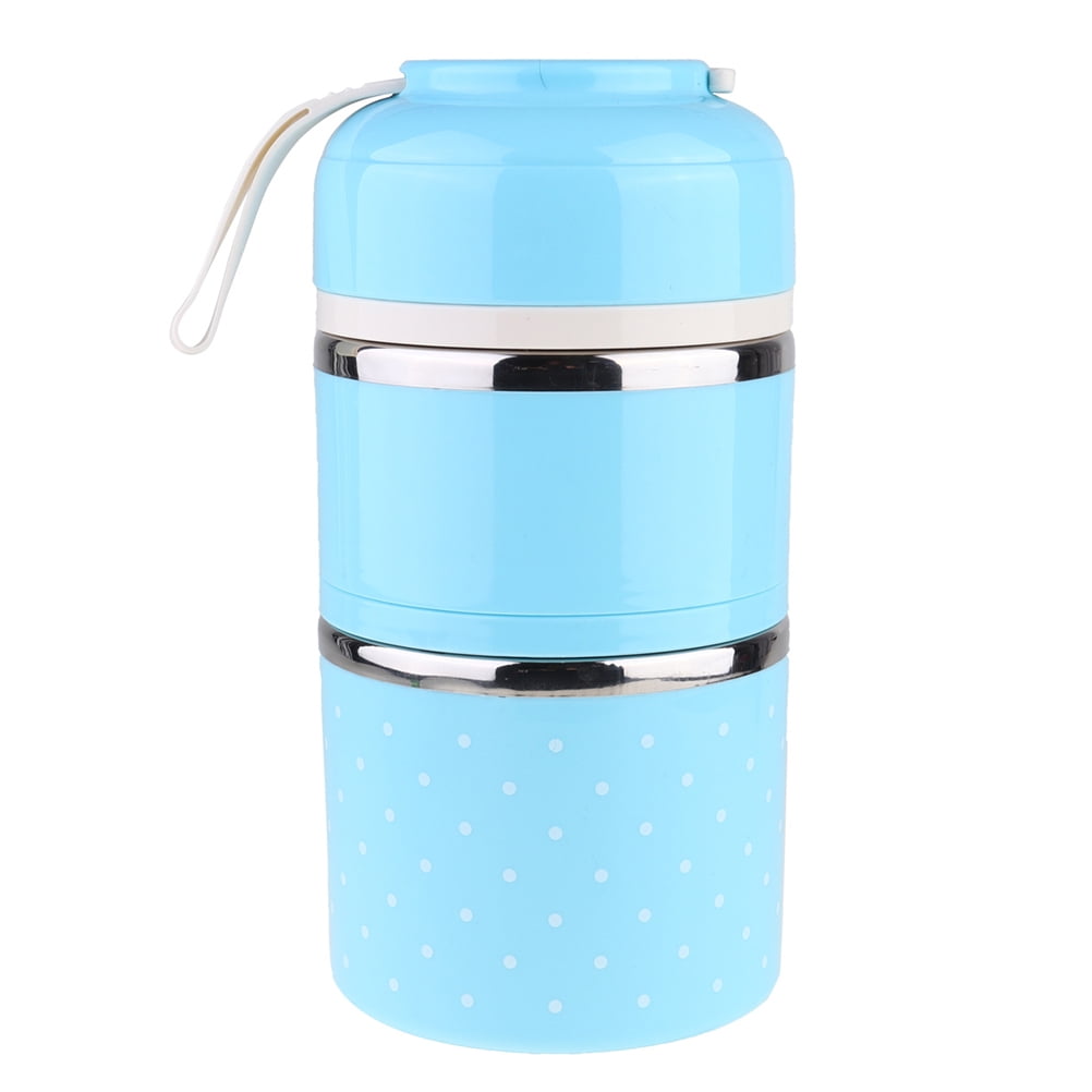 HOMEMAXS Thermal Stainless Steel Lunch Box With Handle Insulated Food ...