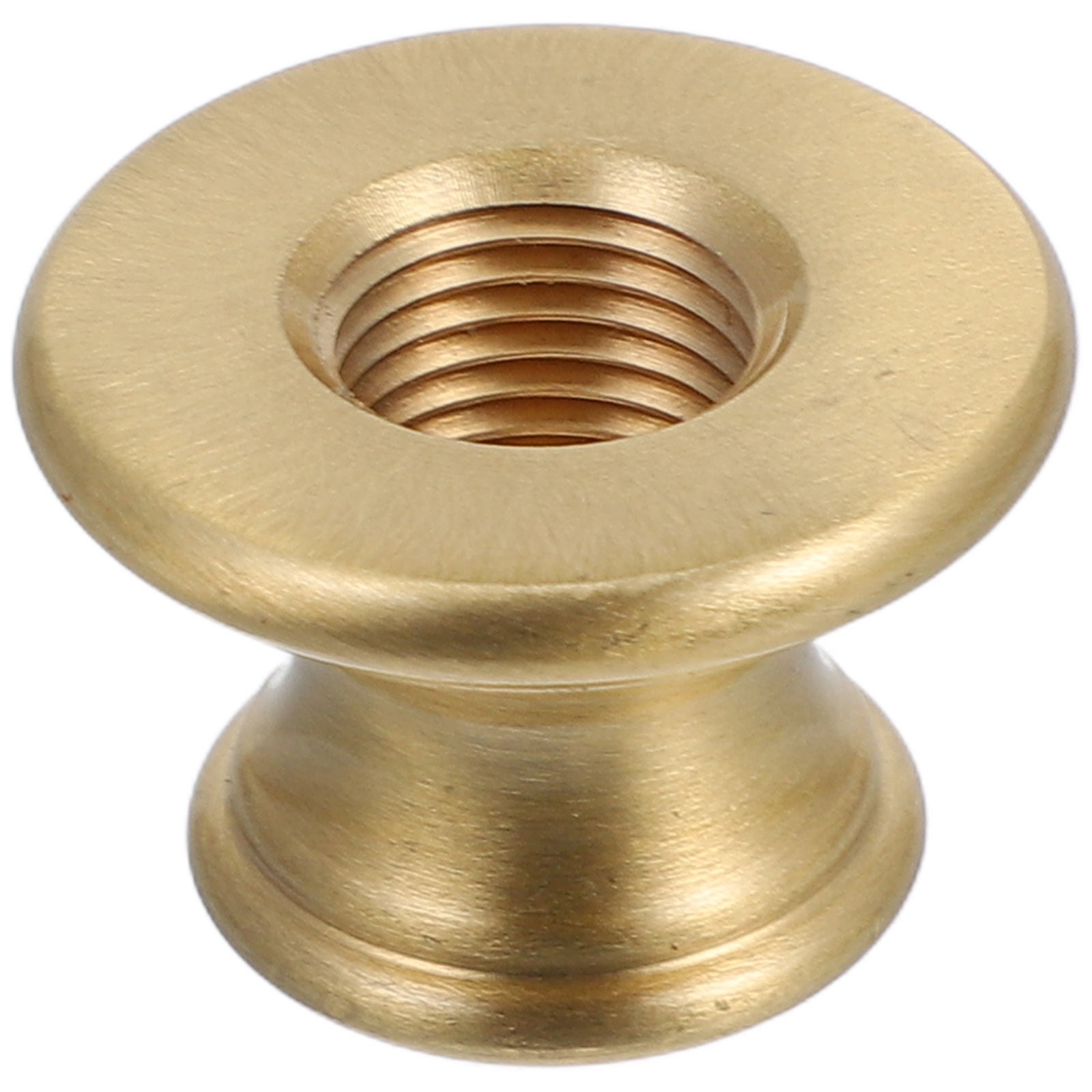 HOMEMAXS Threaded Brass Lamp Parts Solid Brass Lamp Connector Turned ...