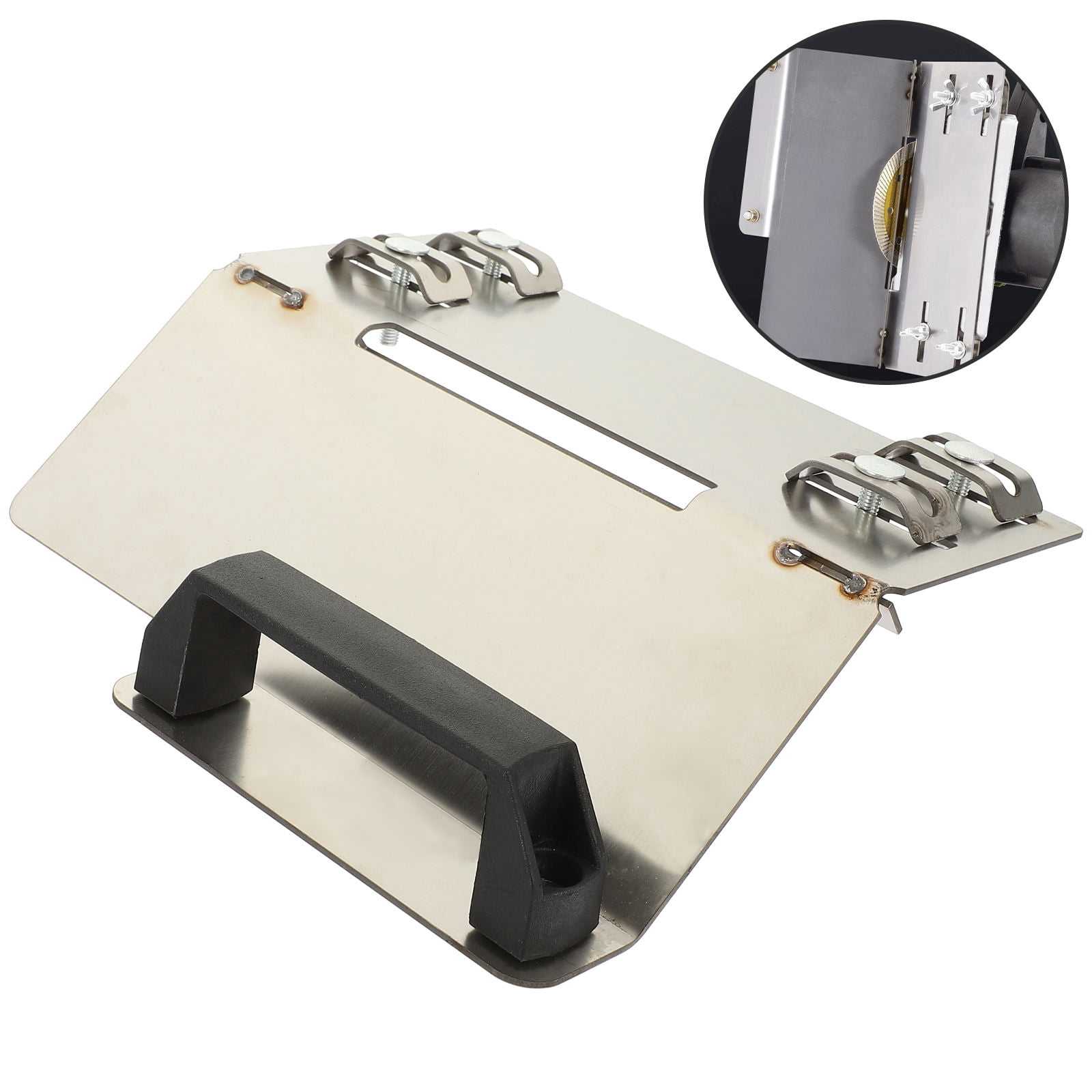 CRAFTHROU Metal Tile Chamfer Frame Silver Professionals 1Pcs 9.43X8 ...