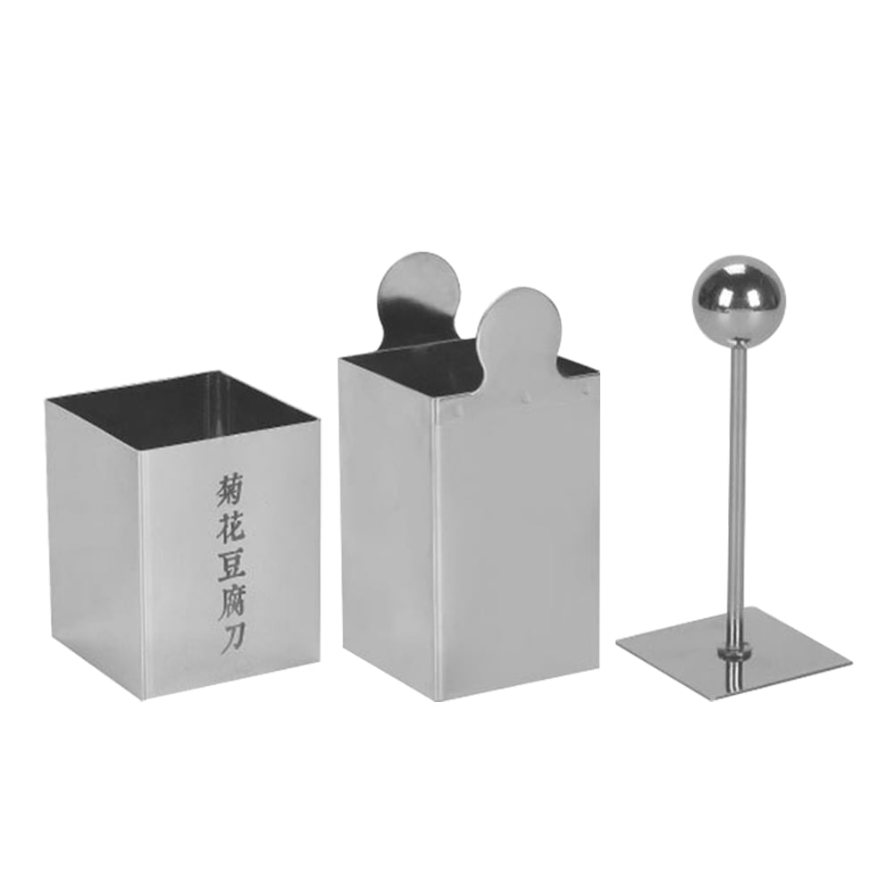 Tofu Press Mold Square Tofu Slicing Frame Stainless Steel Tofu Shredder ...