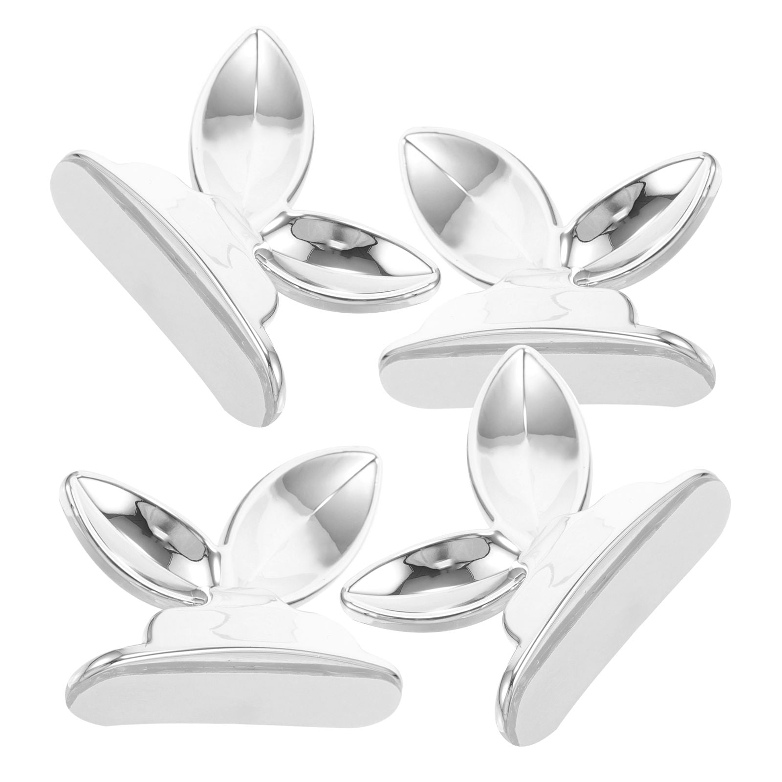 HOMEMAXS Toilet Lid Lift 4Set Silver Color Butterfly Shape For Bathroom ...