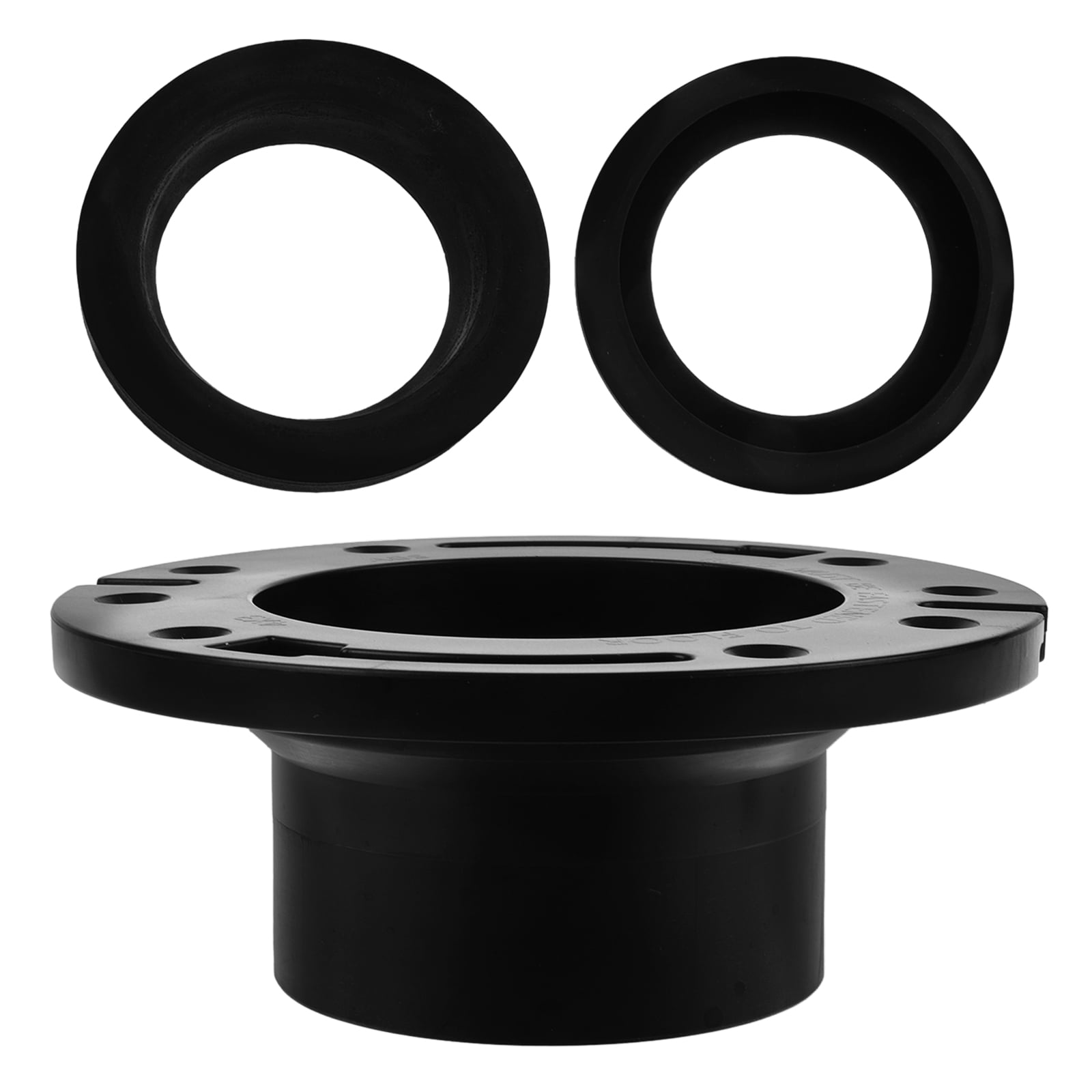 HOMEMAXS Toilet Seal Ring Replacement Kit Bathroom Bowl Bin Arm Trough ...