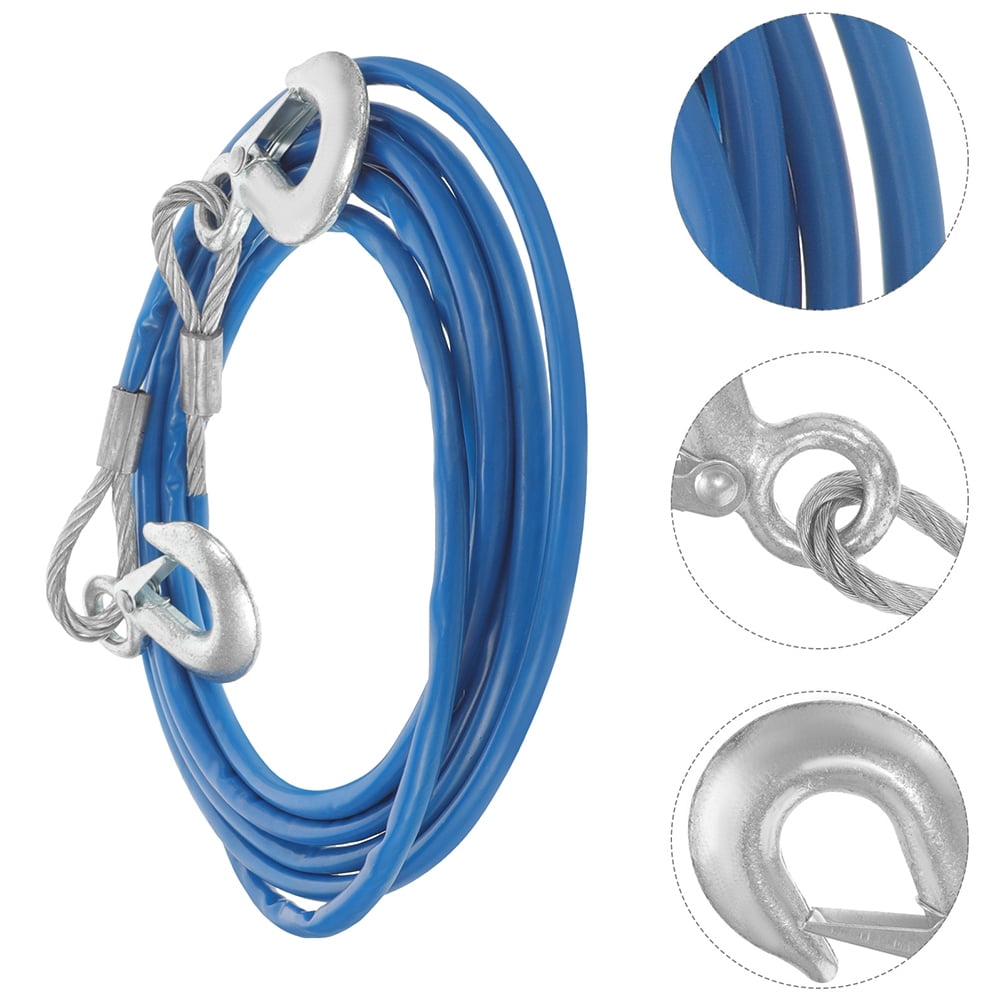 Tow Straps for Truck Towing Bungee Cords with Hooks Blue - Walmart.com
