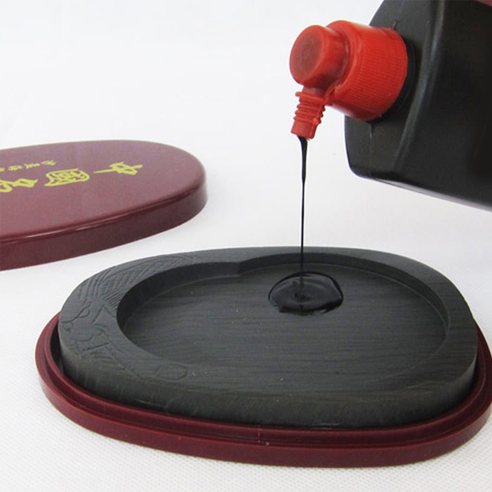 HOMEMAXS Traditional Calligraphy Inkstone for Home Stone Assorted Color ...