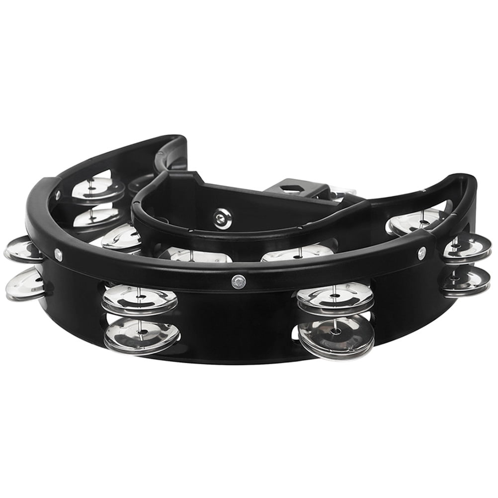 HOMEMAXS Traditional Tambourine Hand Bell Small Double Row Tambourine ...