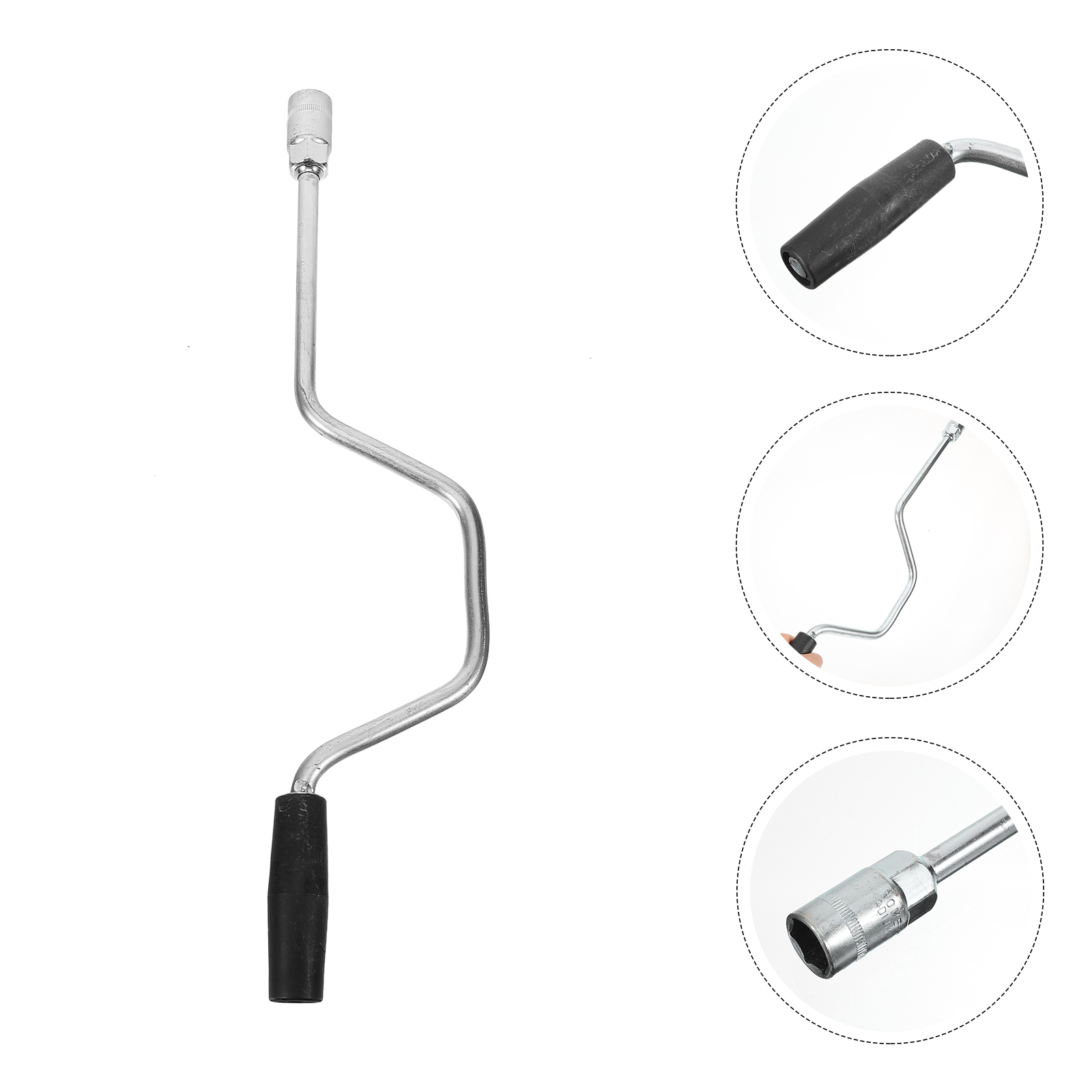 HOMEMAXS Trailer Jack Handle Replacement Crank Rod Parking Leg ...