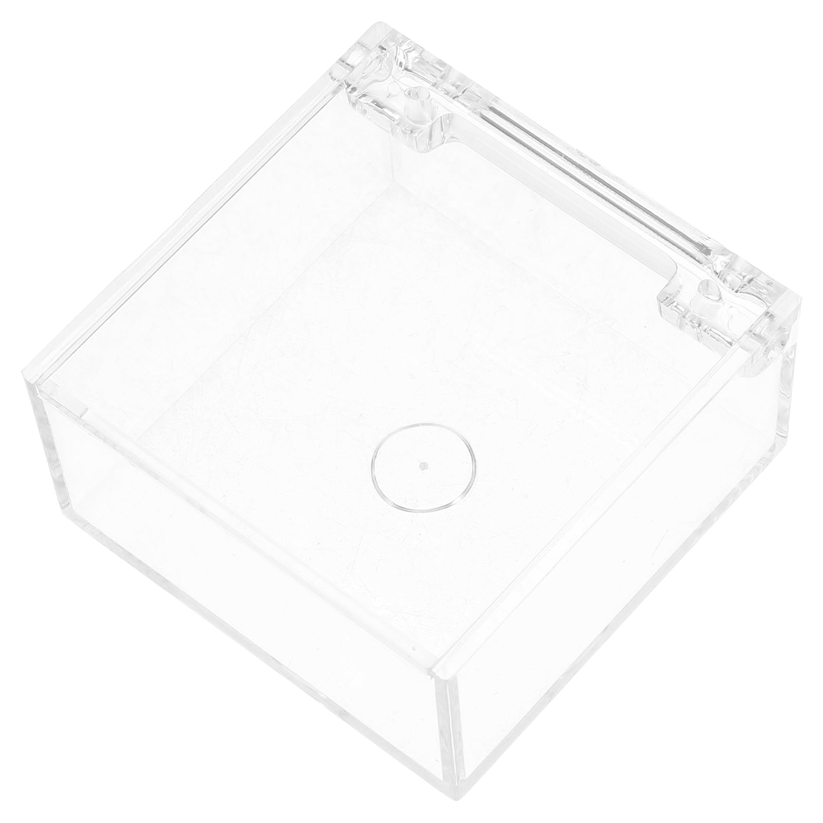 HOMEMAXS Transparent Acrylic Box with Lid Clear Display Case for Small ...