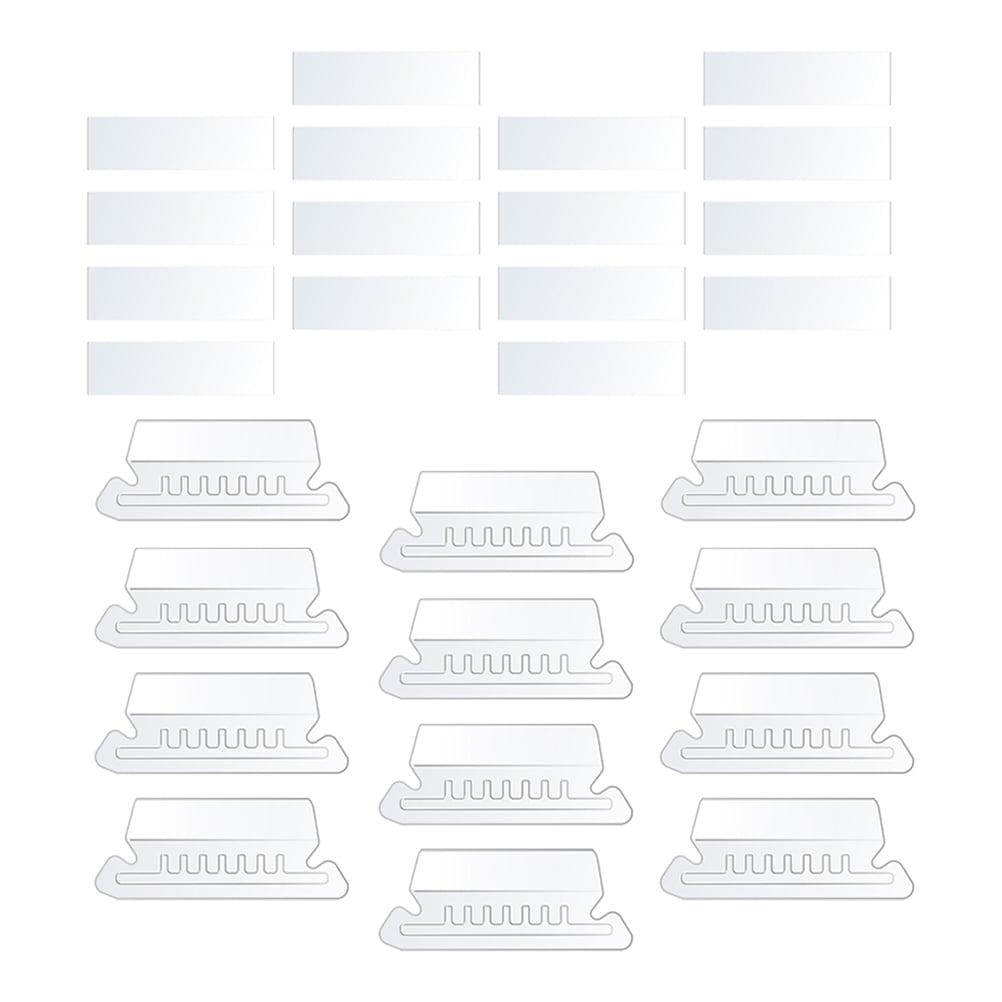 HOMEMAXS Transparent PVC File Folder Tabs for Office Use Portable ...