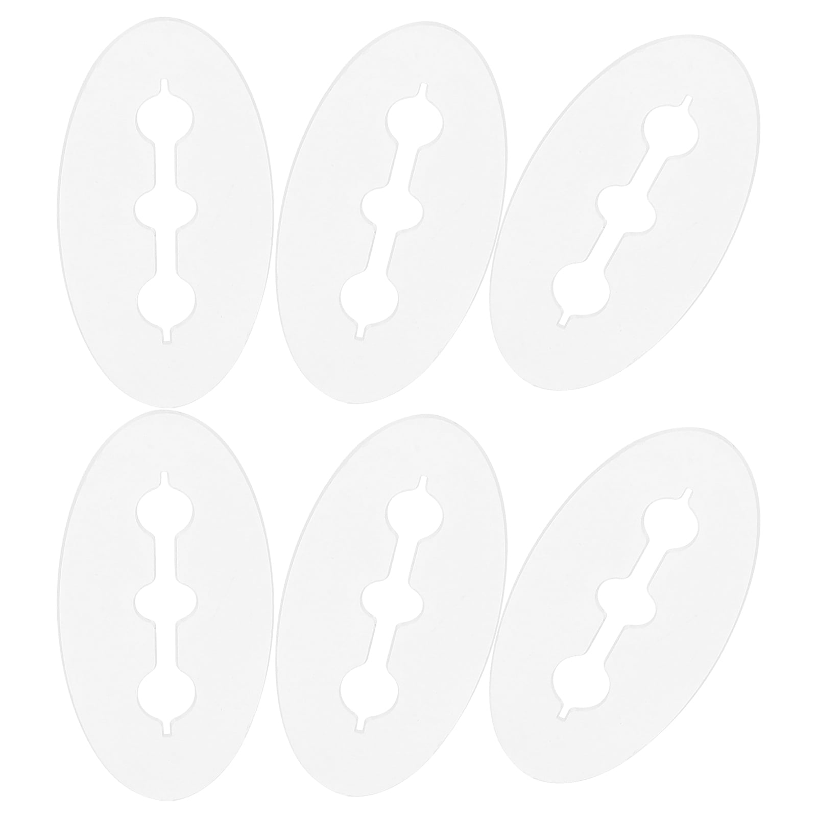 HOMEMAXS Transparent Peg Hook Disc for Daily Use Sturdy PE Material ...