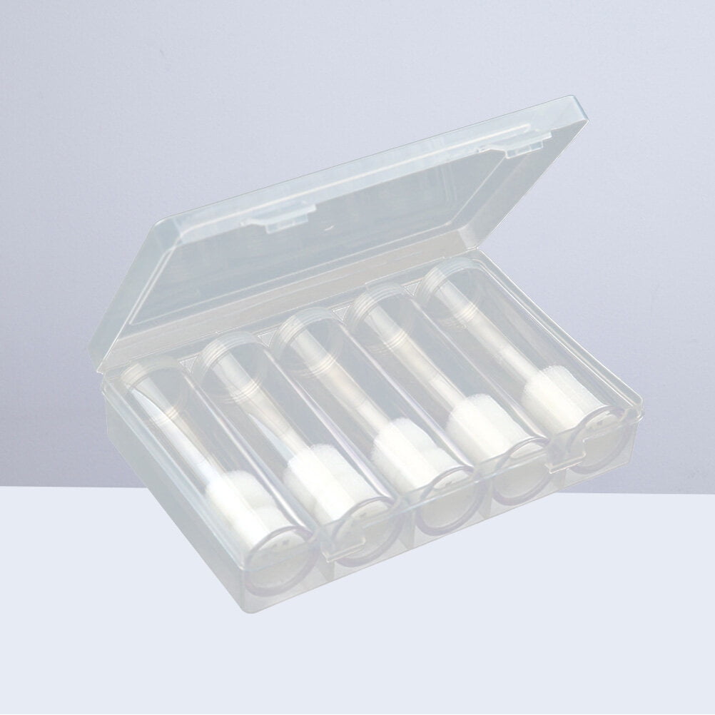 HOMEMAXS Transparent Plastic Coin Storage Tube with DustProof Design ...