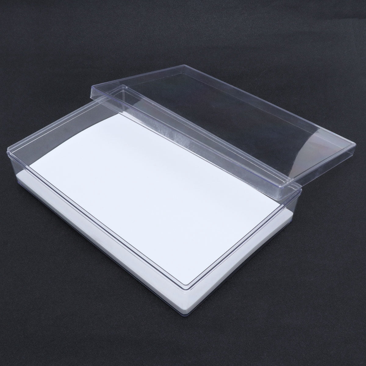 HOMEMAXS Transparent Plastic Display Box for Decoration with Lids to ...