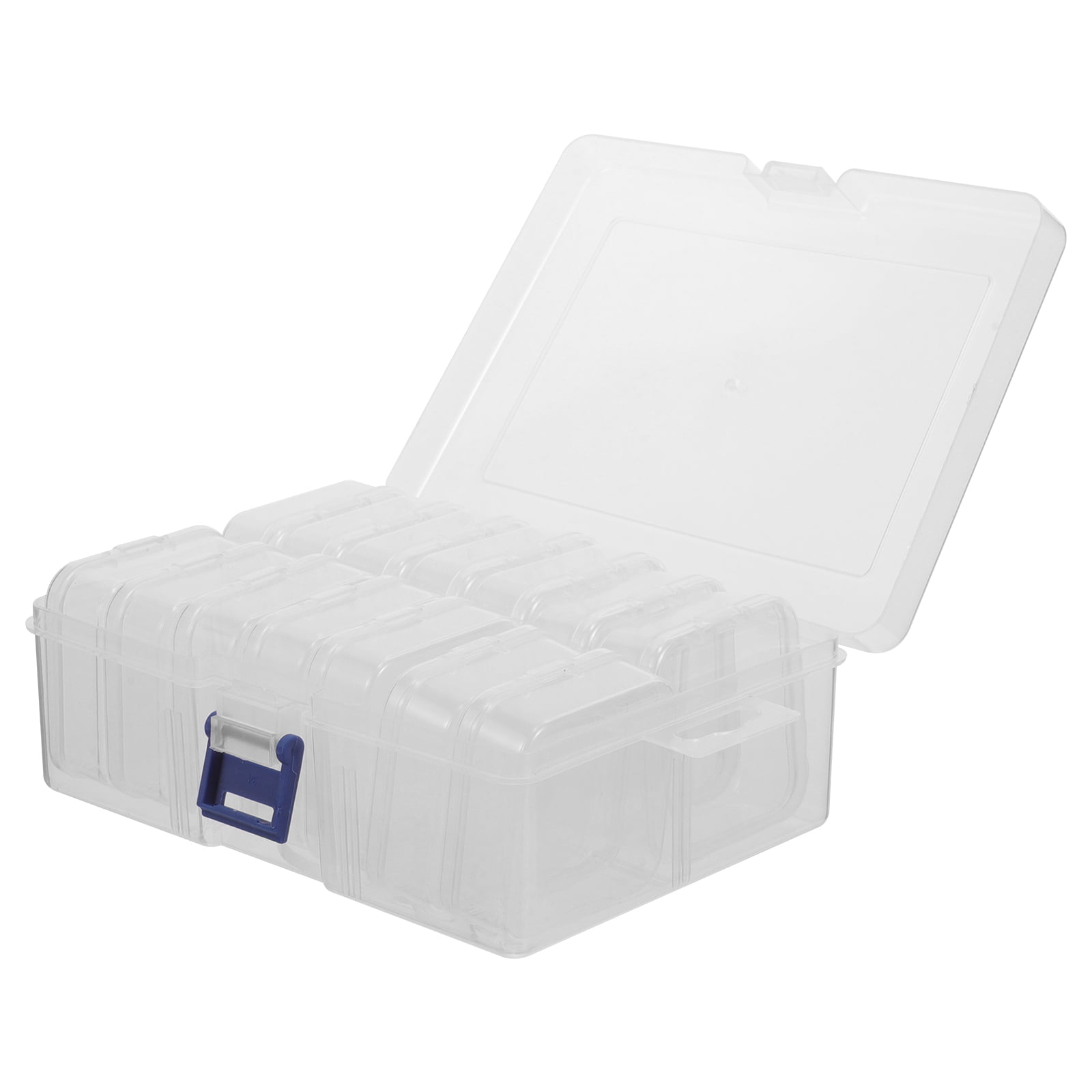 HOMEMAXS Transparent Plastic Jewelry Storage Boxes for Rings Earrings ...