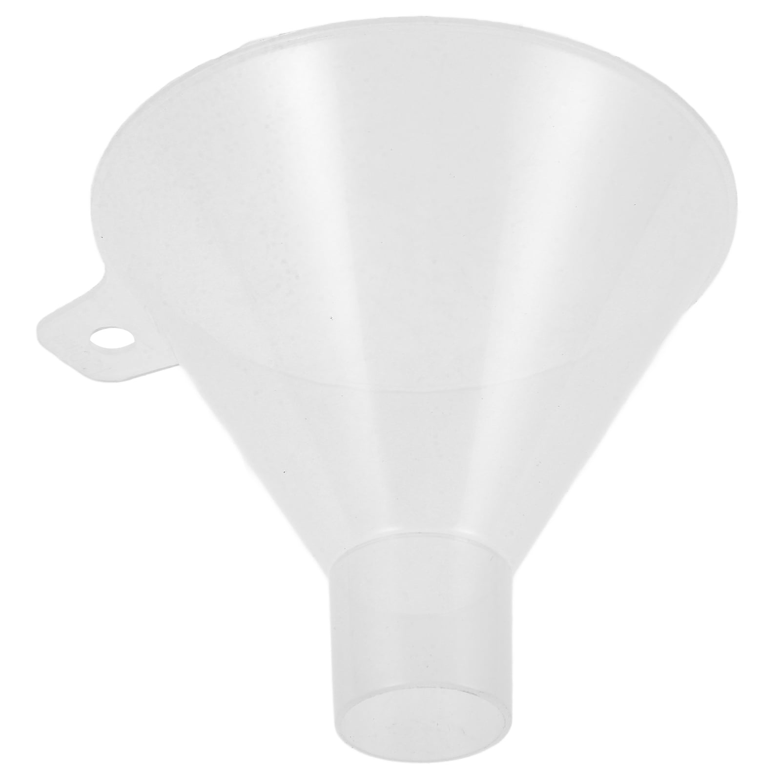HOMEMAXS Transparent Plastic Lab Funnel for Laboratory Use with Flat ...