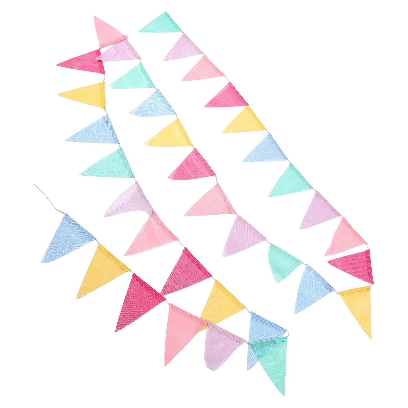 HOMEMAXS Triangle Banner Color Triangle Pull Flag Child Baby 17.00X12 ...
