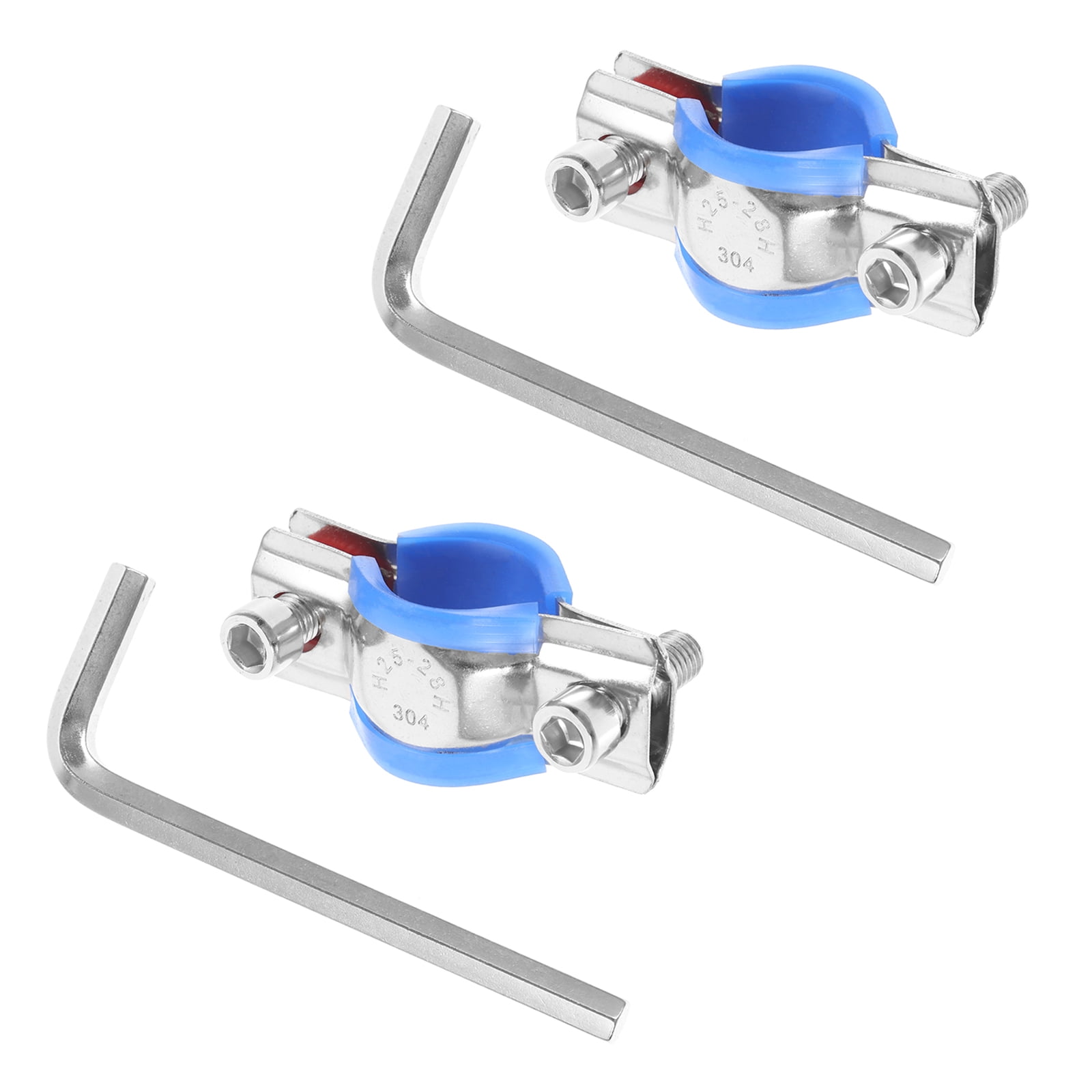 HOMEMAXS Tube Clamp Bracket Heavy Duty Bed Risers Frame Office Chair ...