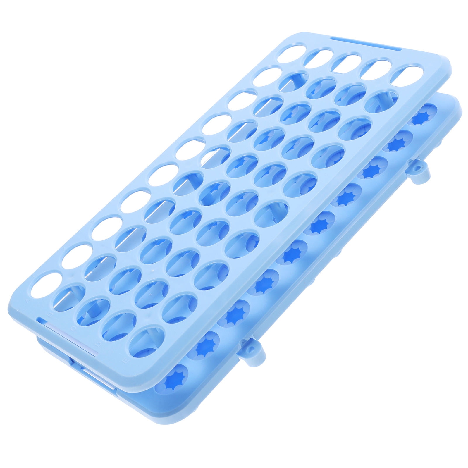 HOMEMAXS Tube Rack Polypropylene Test Tube Holder Tray Centrifugal Pipe ...