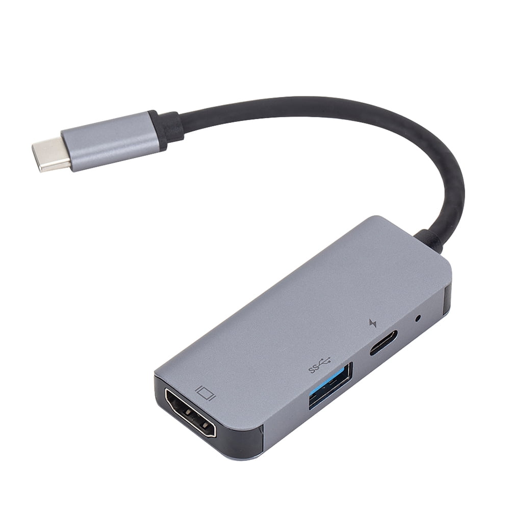 HOMEMAXS USB 3.1 USB 3 In 1 Multi Port Type-C Adapter to Port Type C ...