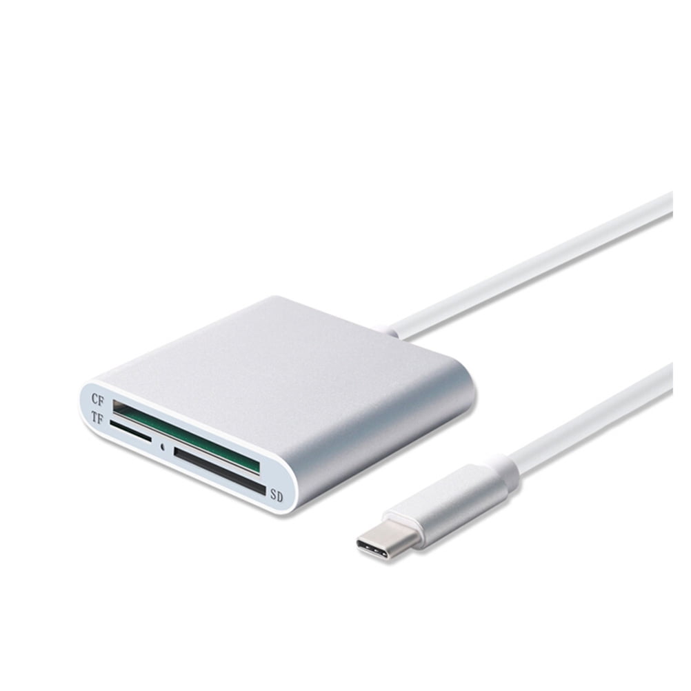 HOMEMAXS USB C to Card Reader USB Card Reader Aluminum Reader - Walmart.com