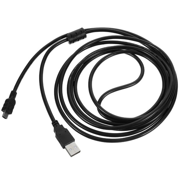 HOMEMAXS USB Data Cable Cord Mini Mobile Charging Cables Cords Black ...