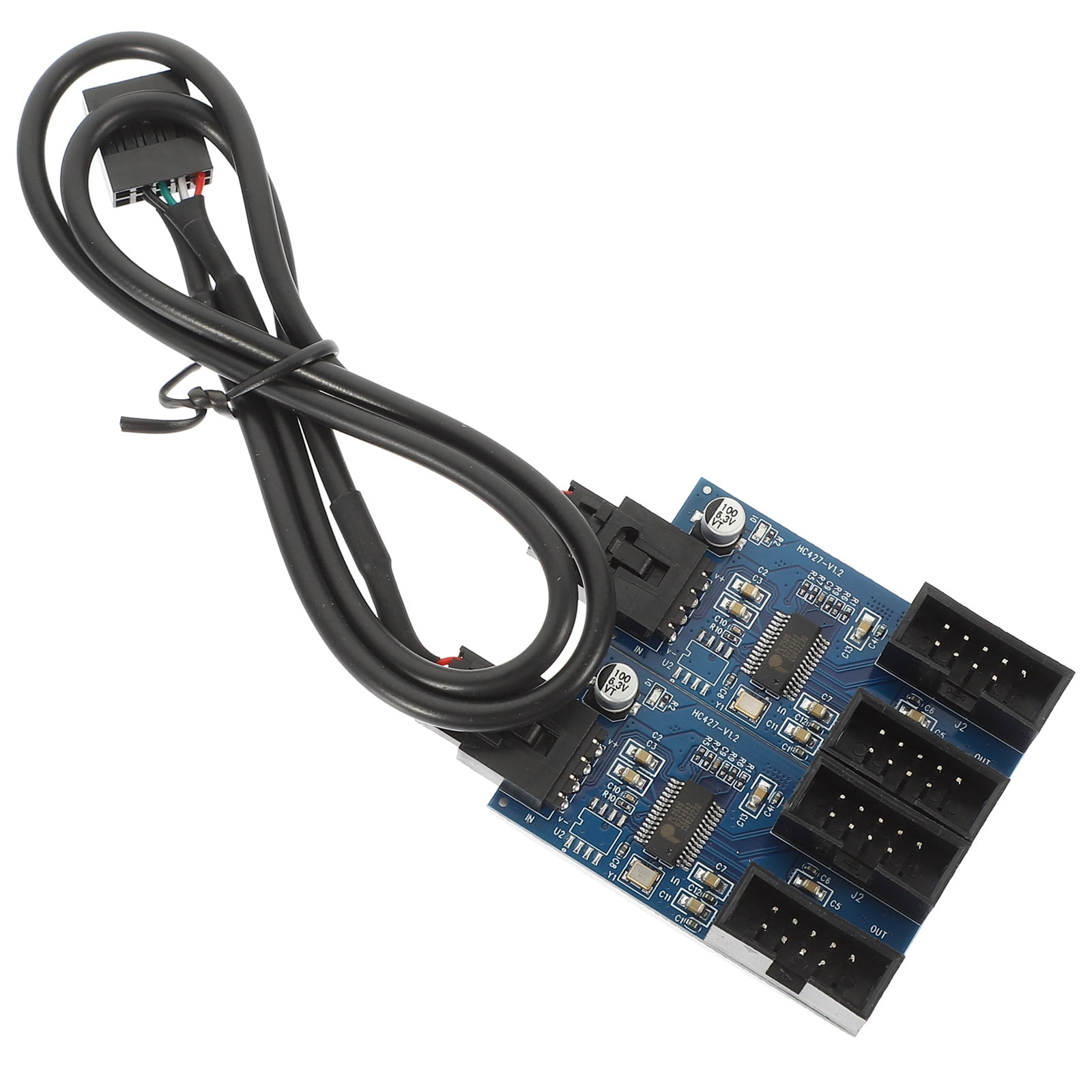 VERDANVERSE Extension Cable With Usb Ports Blue PCB 1Pcs - Walmart.com