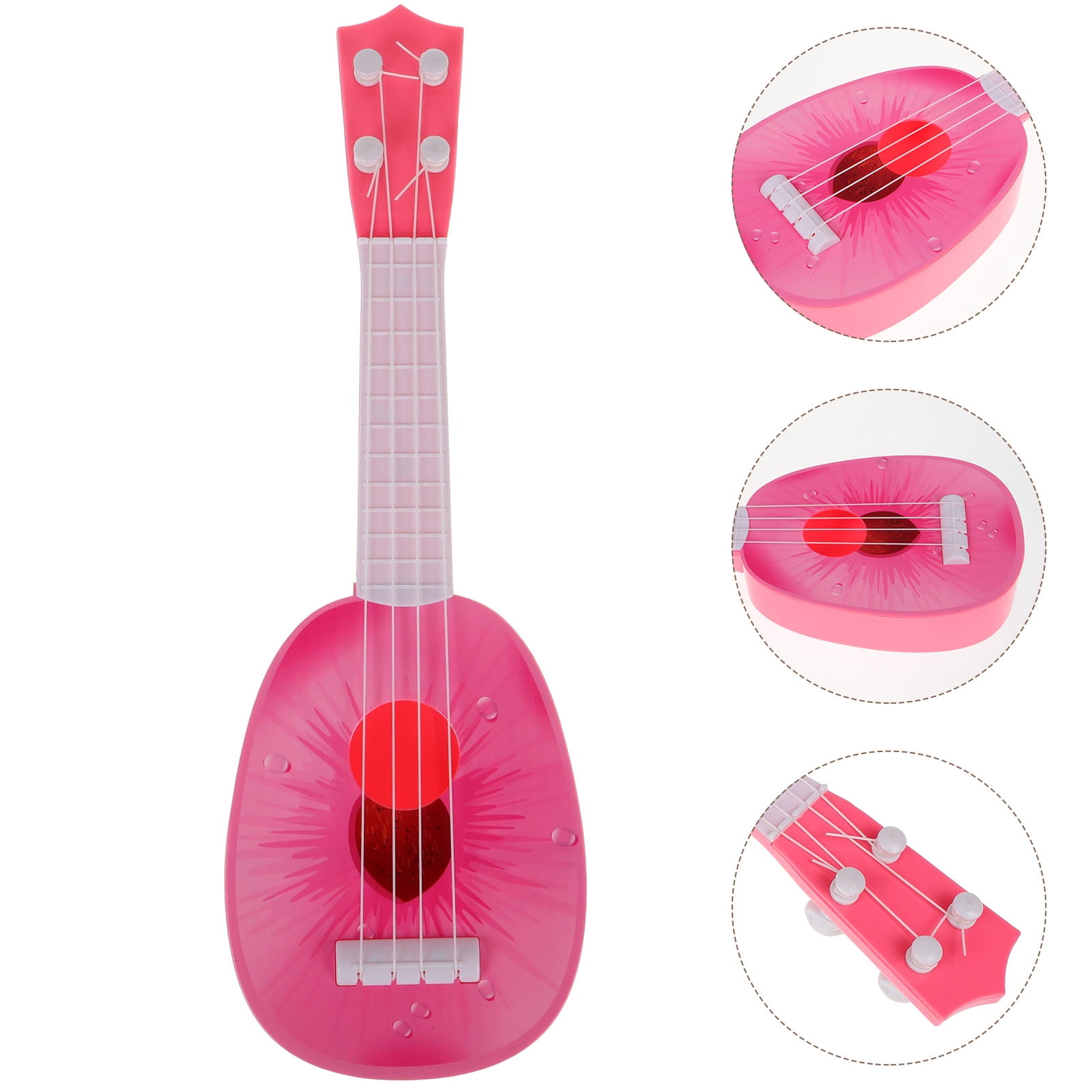 HOMEMAXS Ukulele for Beginners Plastic Fruits Kids Ukulele Guitar Toy ...
