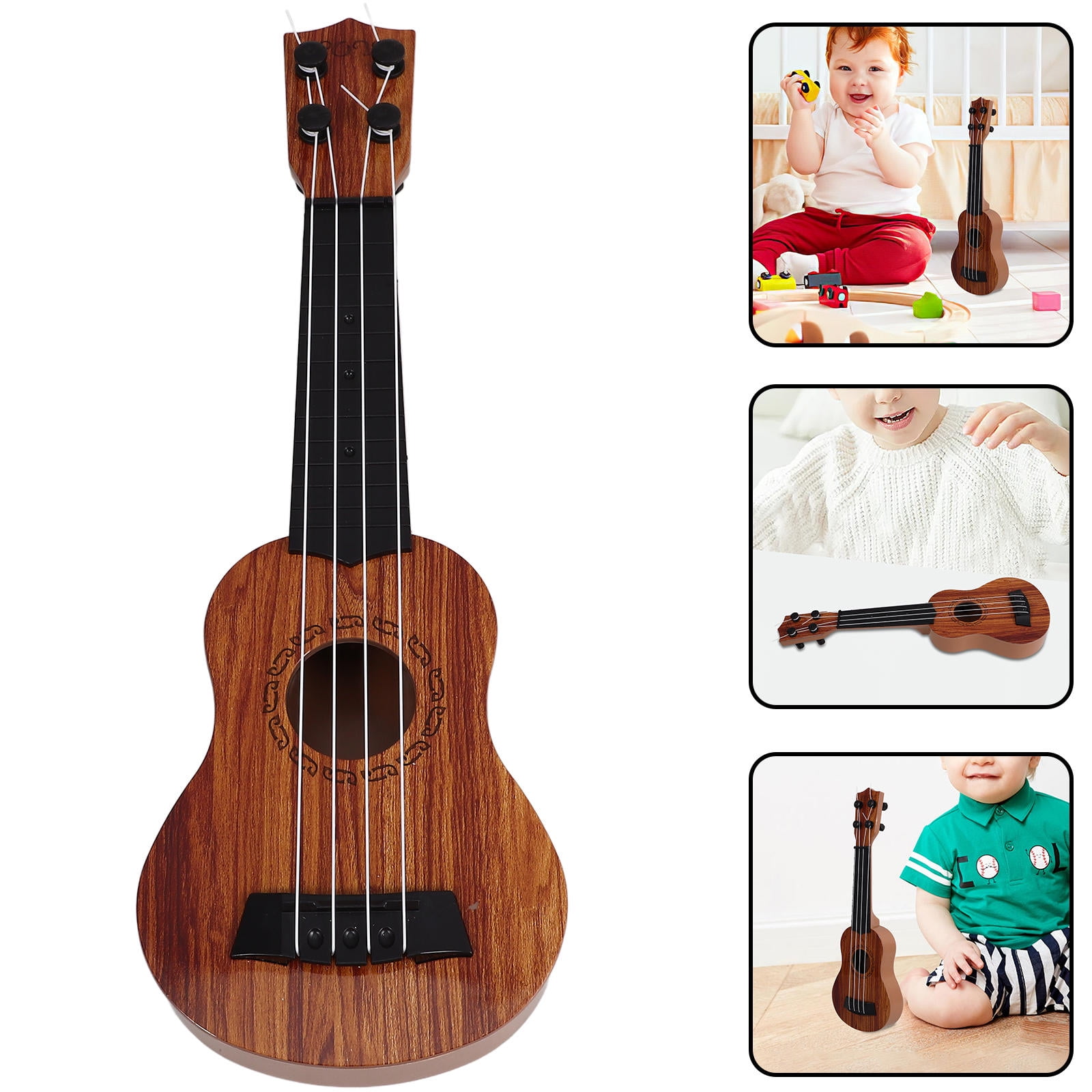 VERDANVERSE guitar toys Ukulele Guitar Toy Black Music Education ...