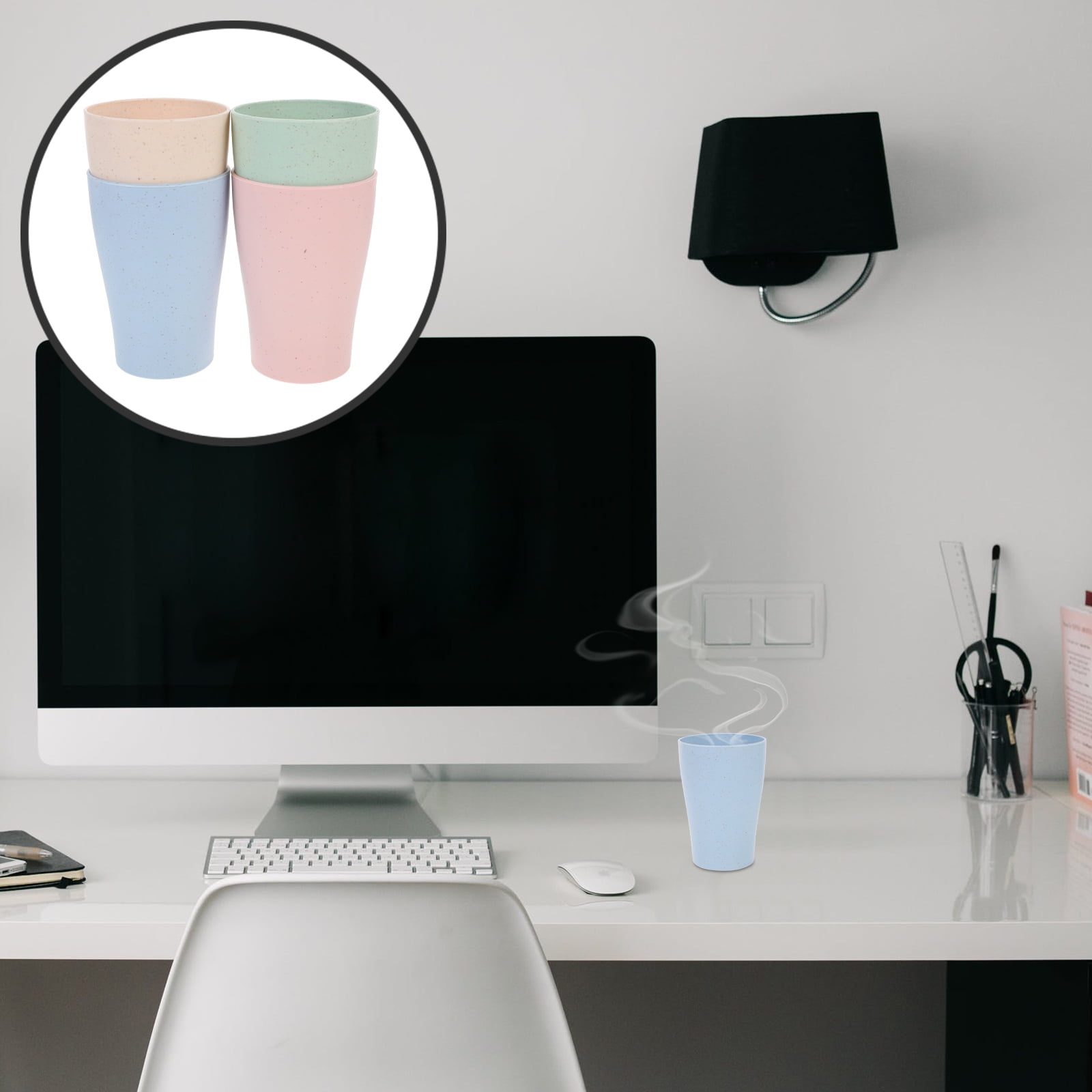 HOMEMAXS Unbreakable Drinking Cups for Home Use Assorted Color Sturdy ...