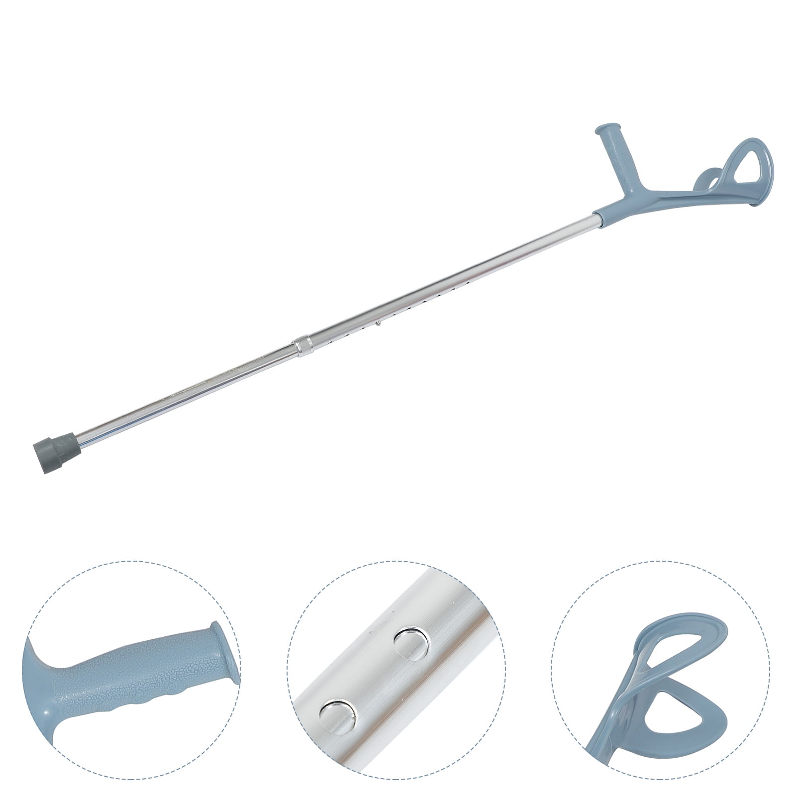 MOKKHNB Adjustable Walking Sticks Forearm Crutch Vibration Reduction ...