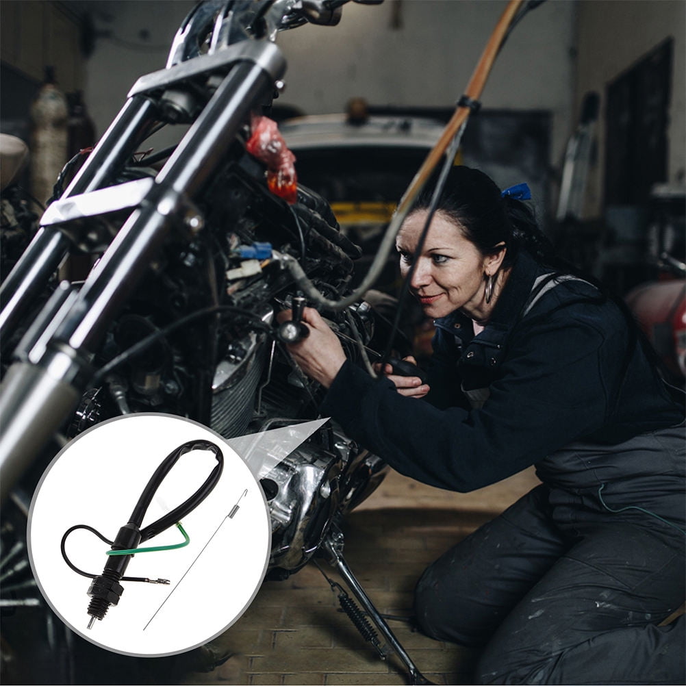 HOMEMAXS Universal Motorcycle Brake Light Switch Kit with Spring ...