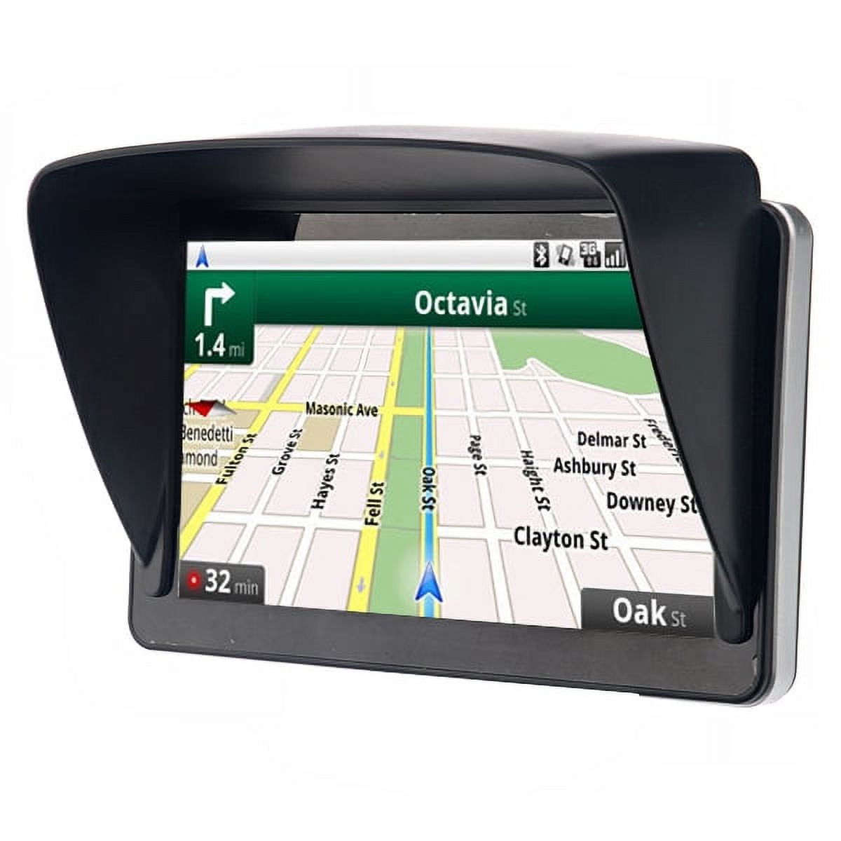 Universal -reflective Sunshade Sunshine Shield for 7-inch (Black ...