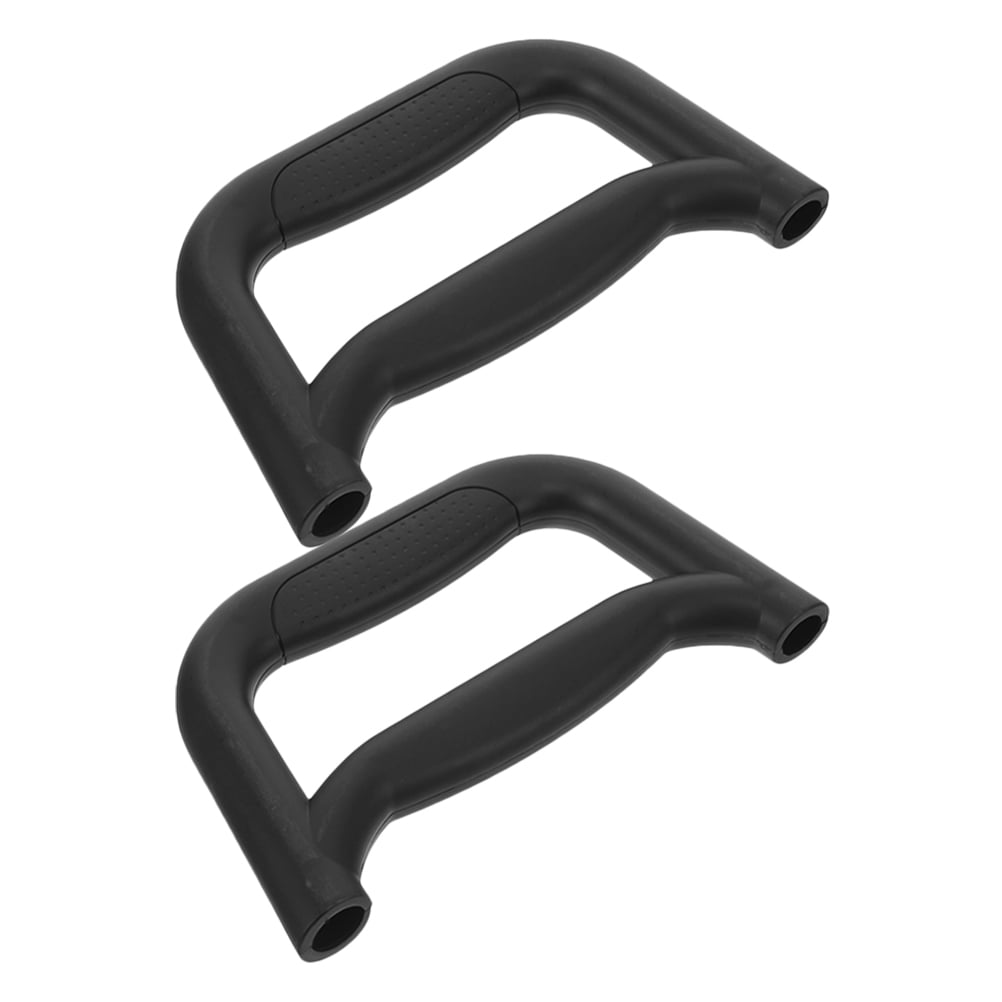 HOMEMAXS Upgrade Your Cart with 2 Black Plastic Trolley Grips for ...