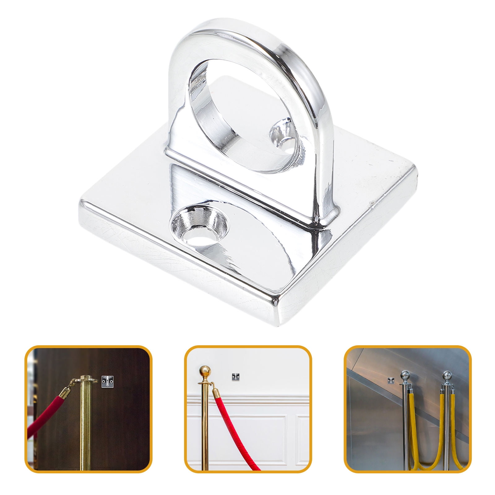 HOMEMAXS VIP Rope Circle Hook Loop Wall Plate for Hanging Ropes Hooks ...