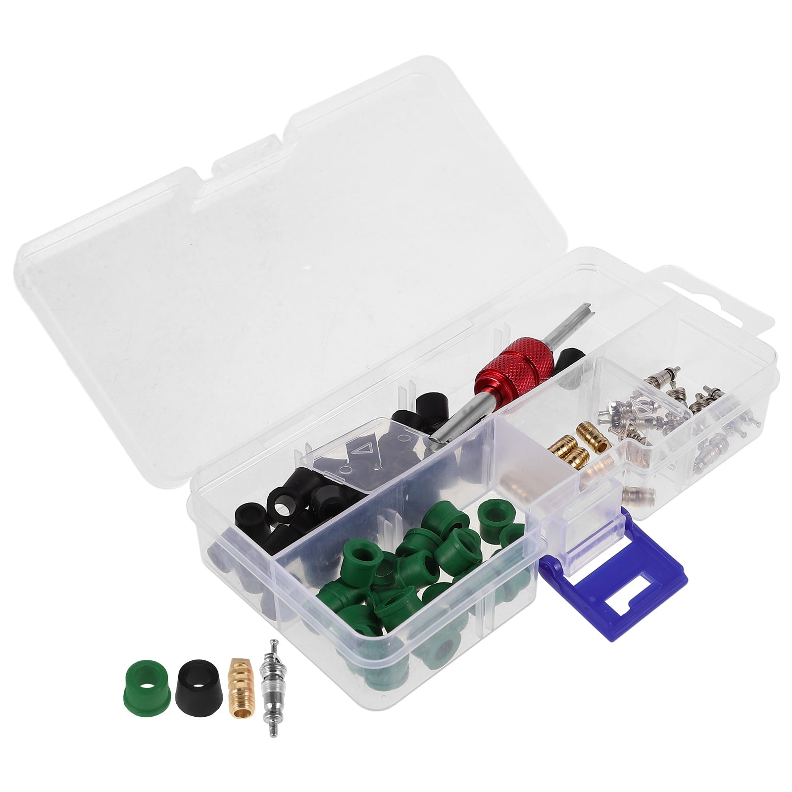 HOMEMAXS Valve Core Removal Tool Set With Storage Box 71pcs A/C Air ...