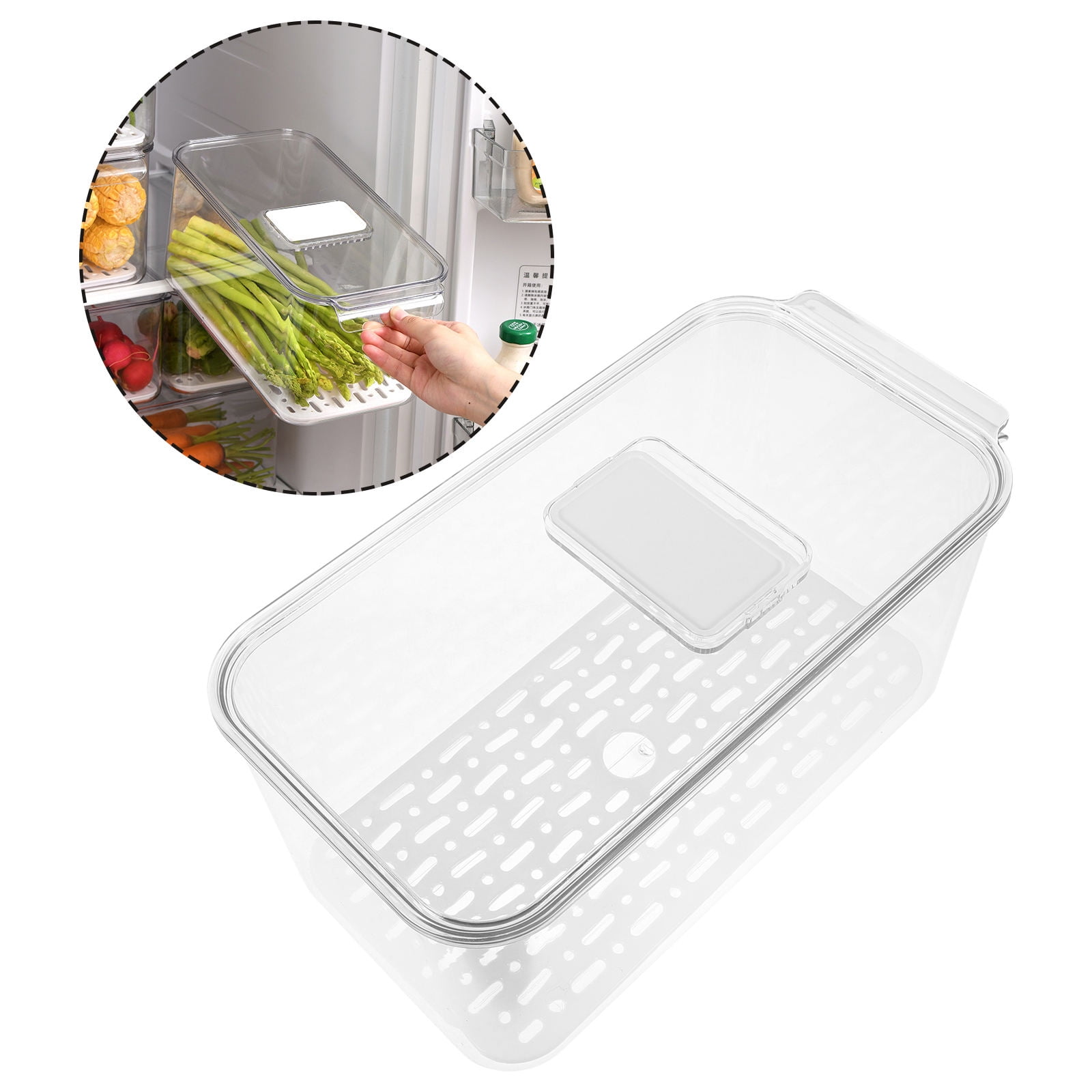 Vegetables Storage Box Storage Container Refrigerator Organizer Bin ...