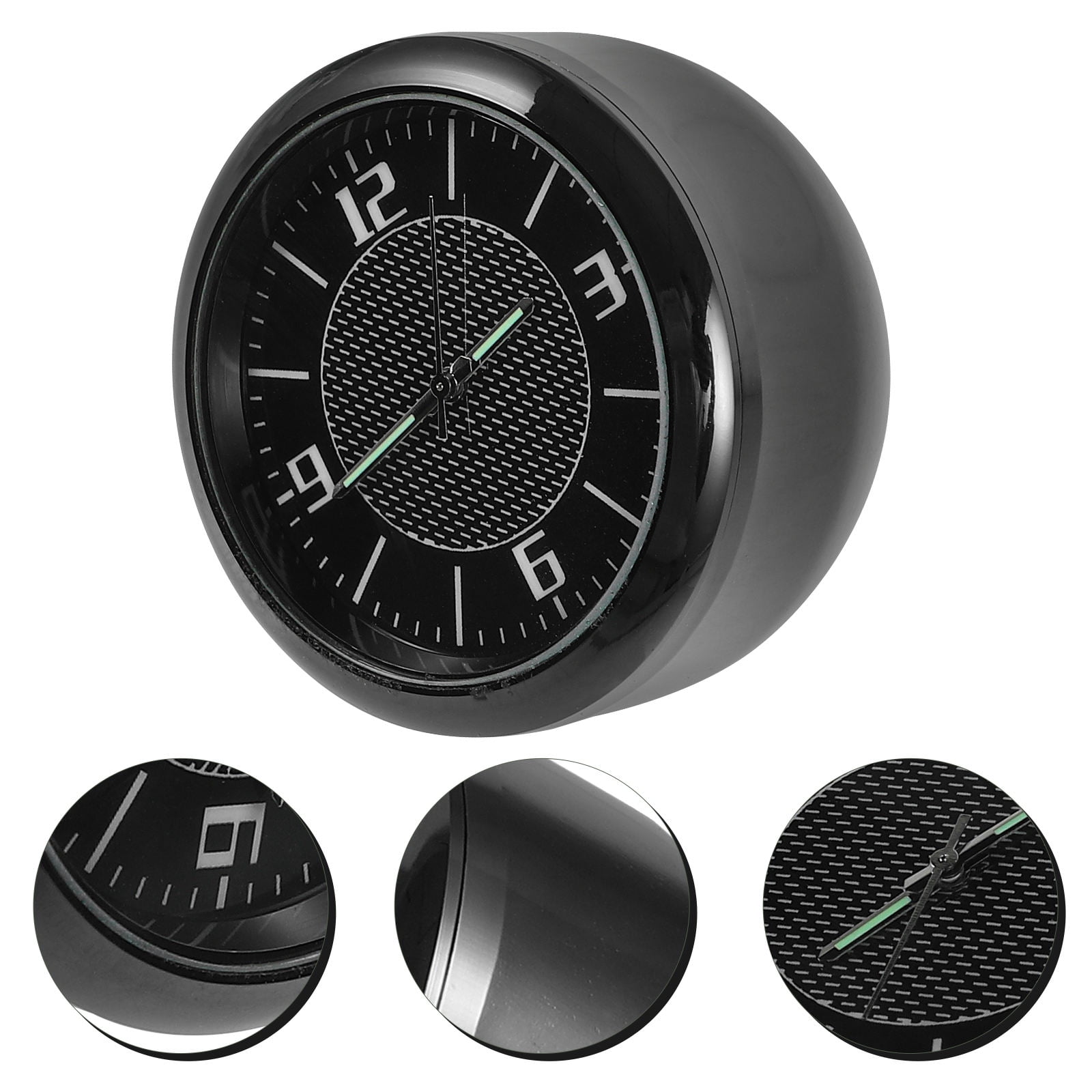 HOMEMAXS Vehicle Clock Car Mini Clock Automotive Dashboard Clock Glow ...