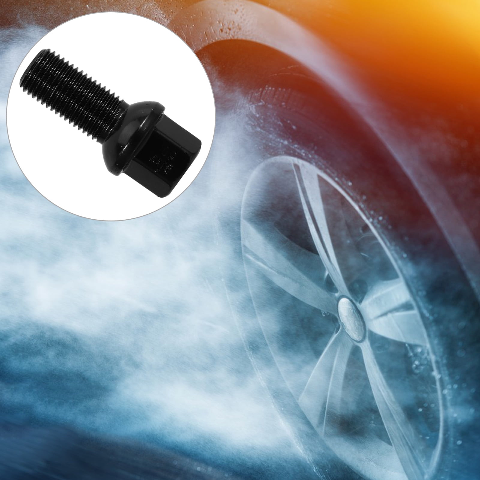 HOMEMAXS Vehicle Wheel Stud for Tire Automotive Rear Studs Black ...