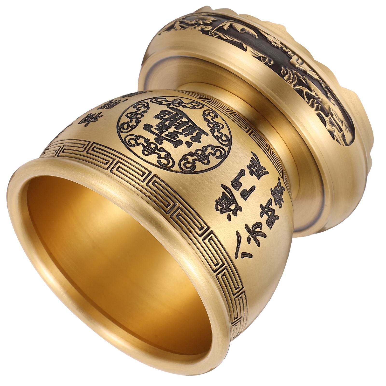 WEUVEB Brass Cornucopia Bowl Golden 1Pcs 3.7X3.7X2.7In - Walmart.com