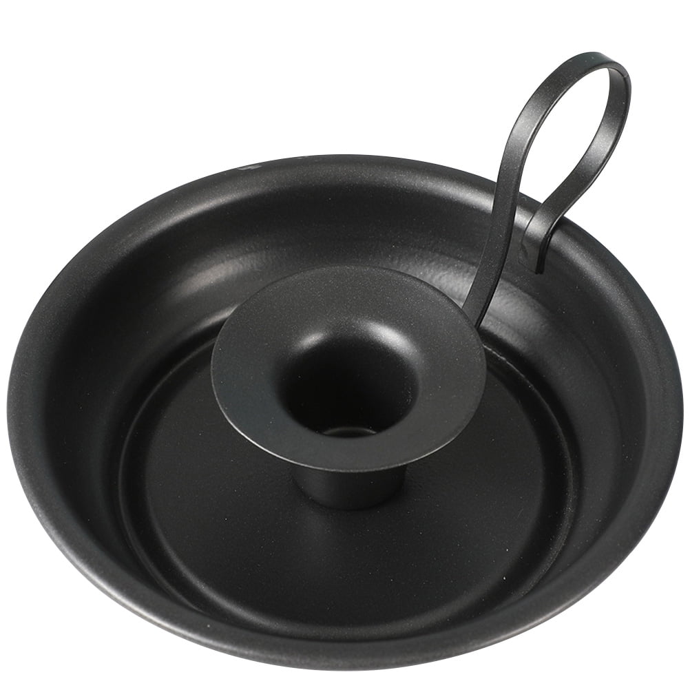 HOMEMAXS Vintage Candle Holder Handheld Metal Candlestick Holder Candle ...