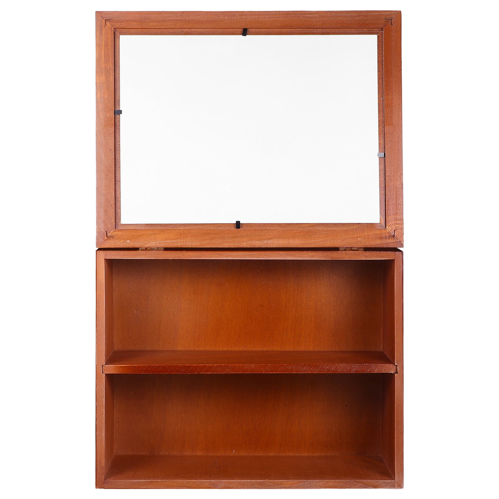 HOMEMAXS Vintage Display Cabinet Desktop Small Figurine Display Stand ...