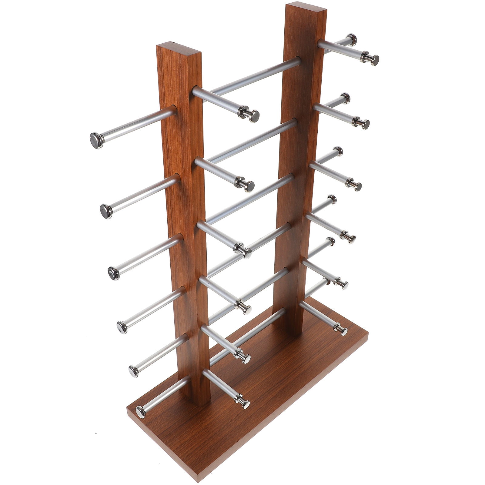 HOMEMAXS Vintage Sunglass Rack Display Stand for Glasses Organizer with ...