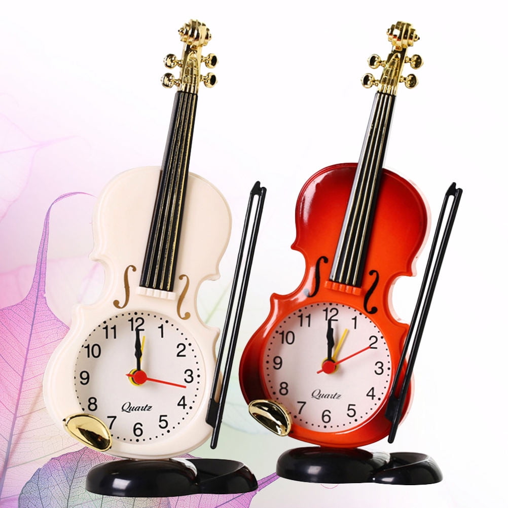 HOMEMAXS Violin Alarm Clock for Home Use Made of Plastic Multi Color ...