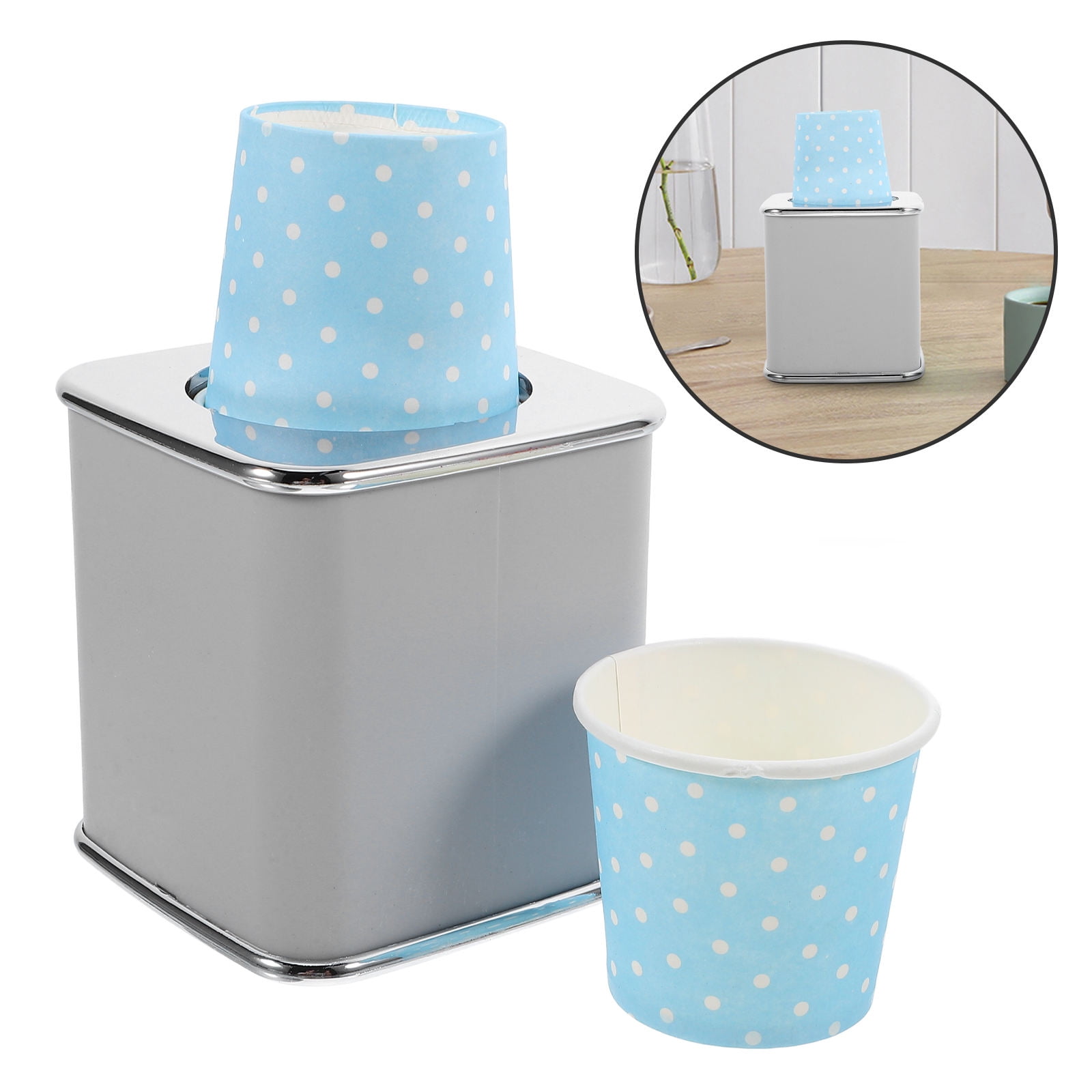 HOMEMAXS Wall Mounted Cup Dispenser for Holding Cups Made of ABS ...