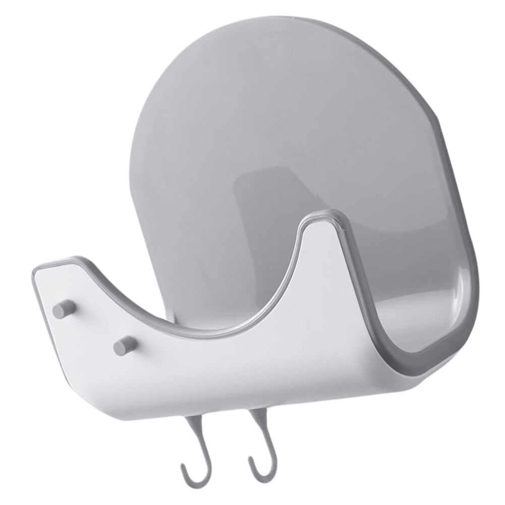 Wall Mounted Pot Lid Rack Hinge Fryer Hook Towel Stand Grey - Walmart.com